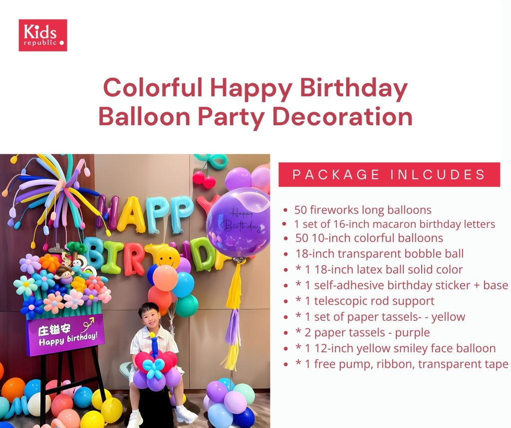 Birthday Decoration Kit for Kids – Best Party Decoration Set for Home ...